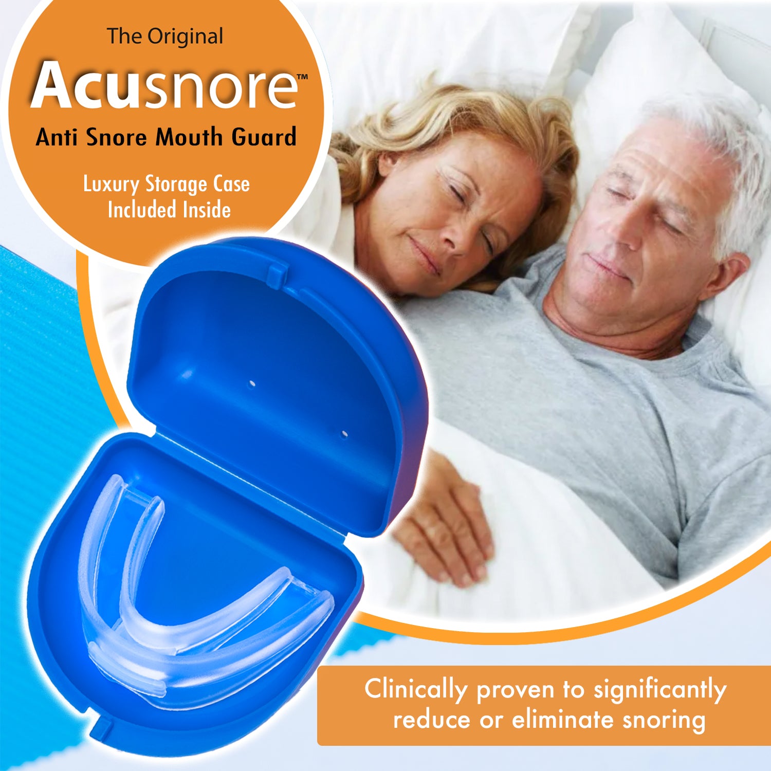 Snoring Solution Silicone Stop Snoring Mouthpiece Anti Snore Apnea Cure ...